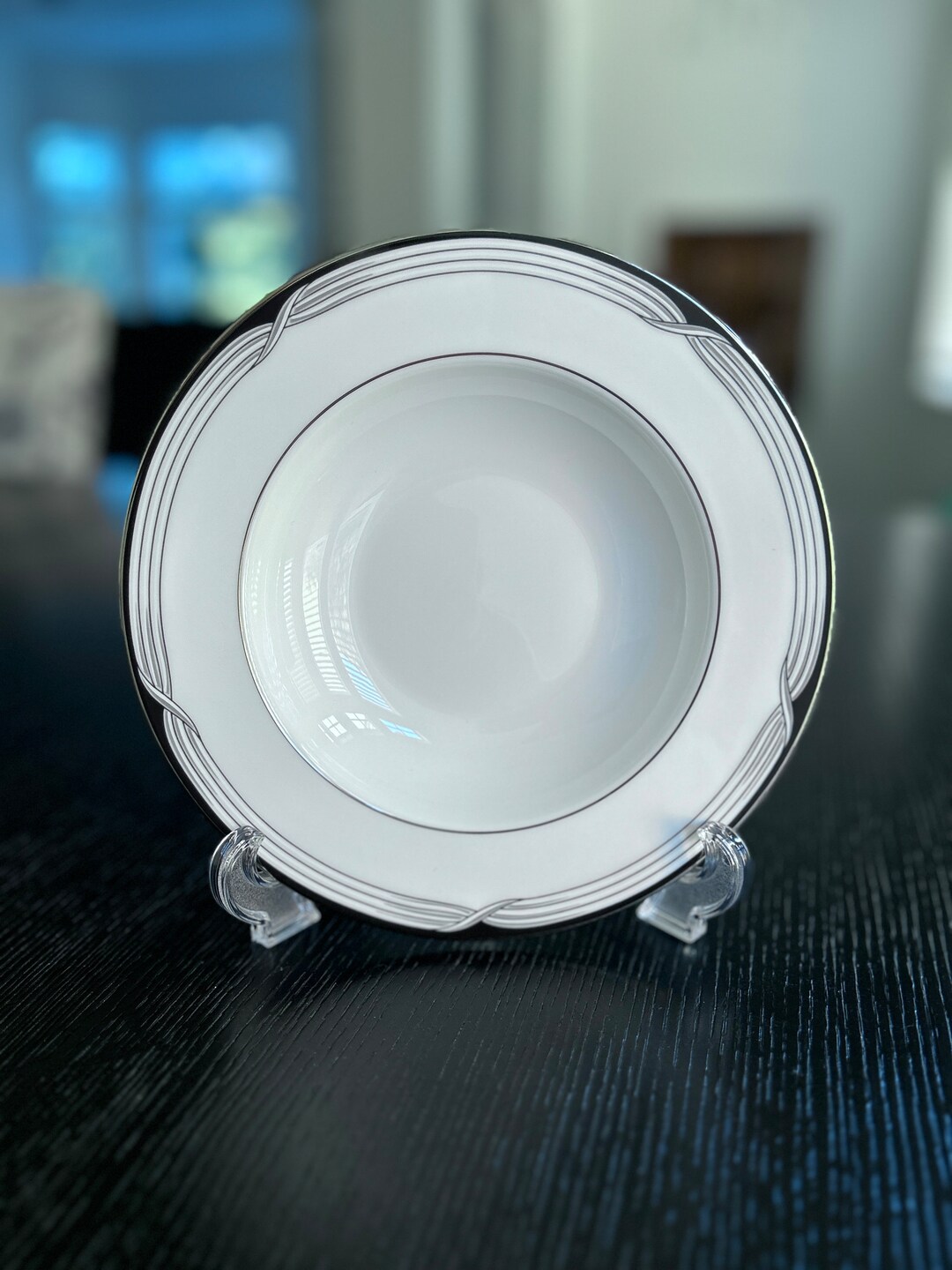 Lenox Erin : Vintage China Rimmed Soup Bowl in Discontinued Pattern ...