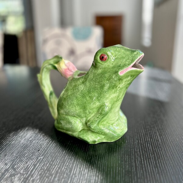 Frog Pitcher - Etsy