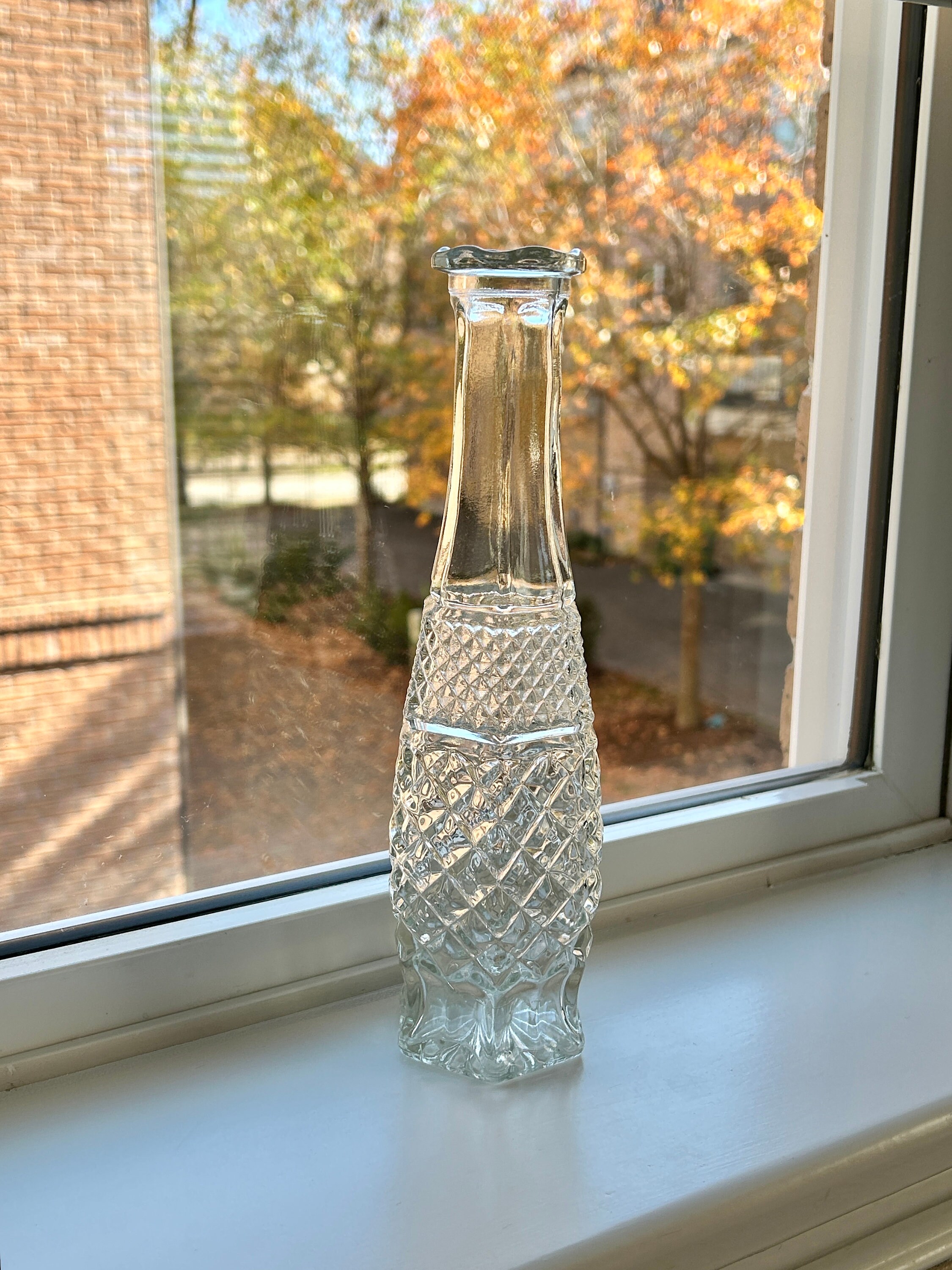 Anchor Hocking Vintage Wexford 9 Glass Bud Vase - Etsy