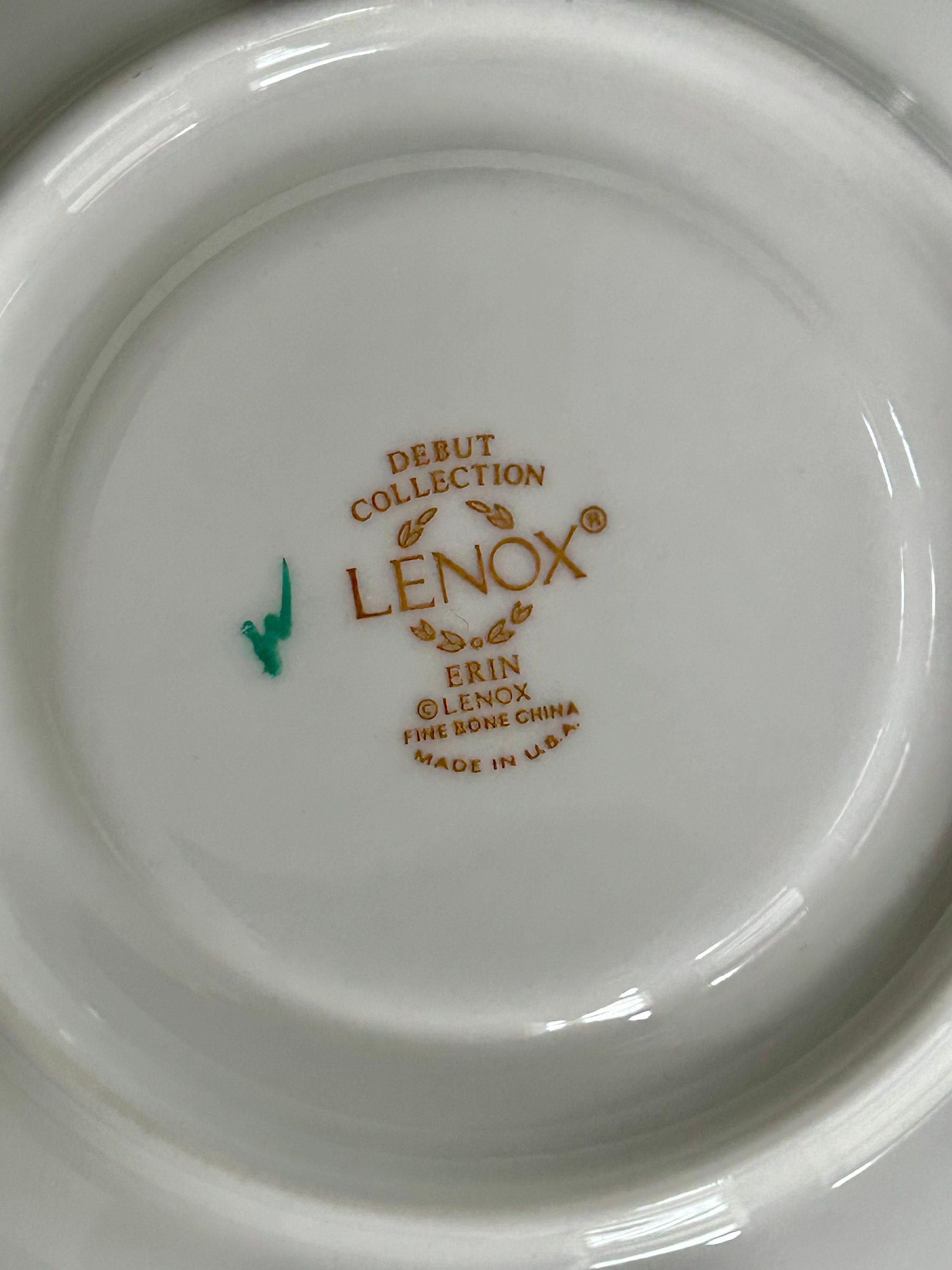 Lenox Discontinued Erin China Tea Cup and Saucer Unused - Etsy