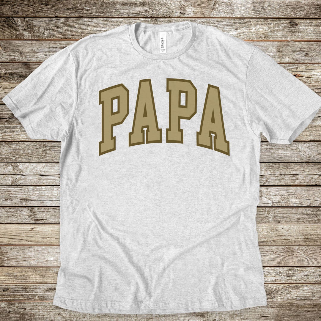 Papa Tshirt, Custom Papa Shirt, Funny Grandpa Tee, Papa Tshirt, Cool ...