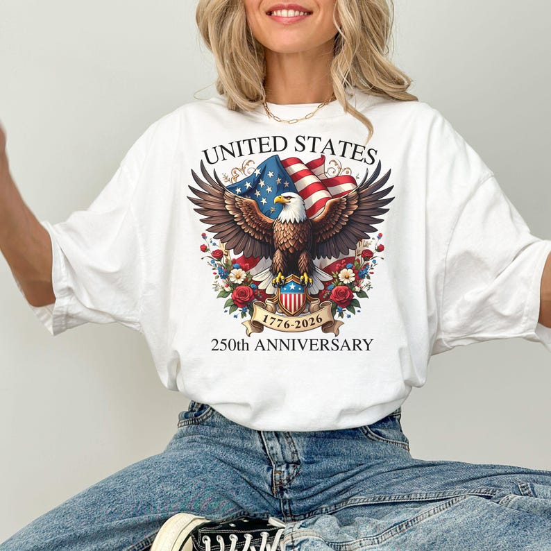 America 1776 Shirt, USA 250th Anniversary Tee, Patriotic 4th of July ...