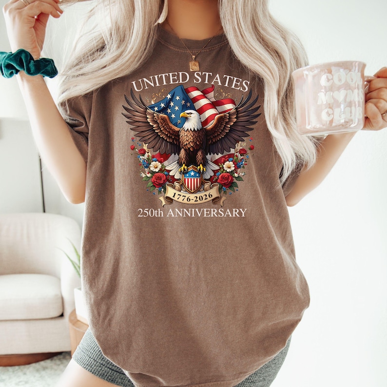America 1776 Shirt, USA 250th Anniversary Tee, Patriotic 4th of July ...