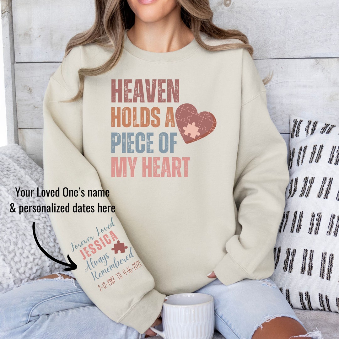 Personalized Memorial Sweatshirt, Custom Funeral Shirt, Rest in Peace ...