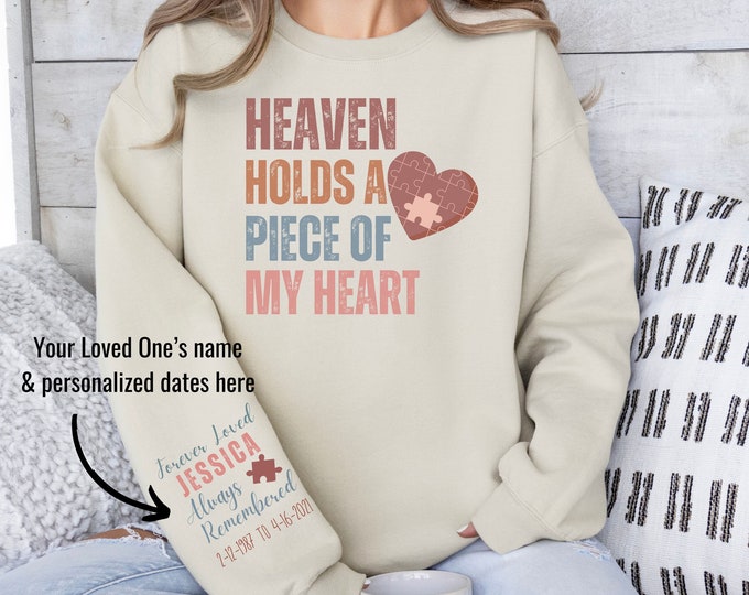 Custom Memorial Shirt | Personalized Memorial Sweatshirt | Grieving ...