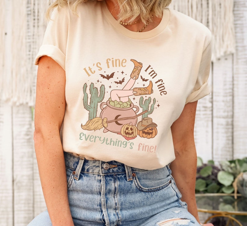 It's Fine I'm Fine Everything is Fine Shirt I'm - Etsy