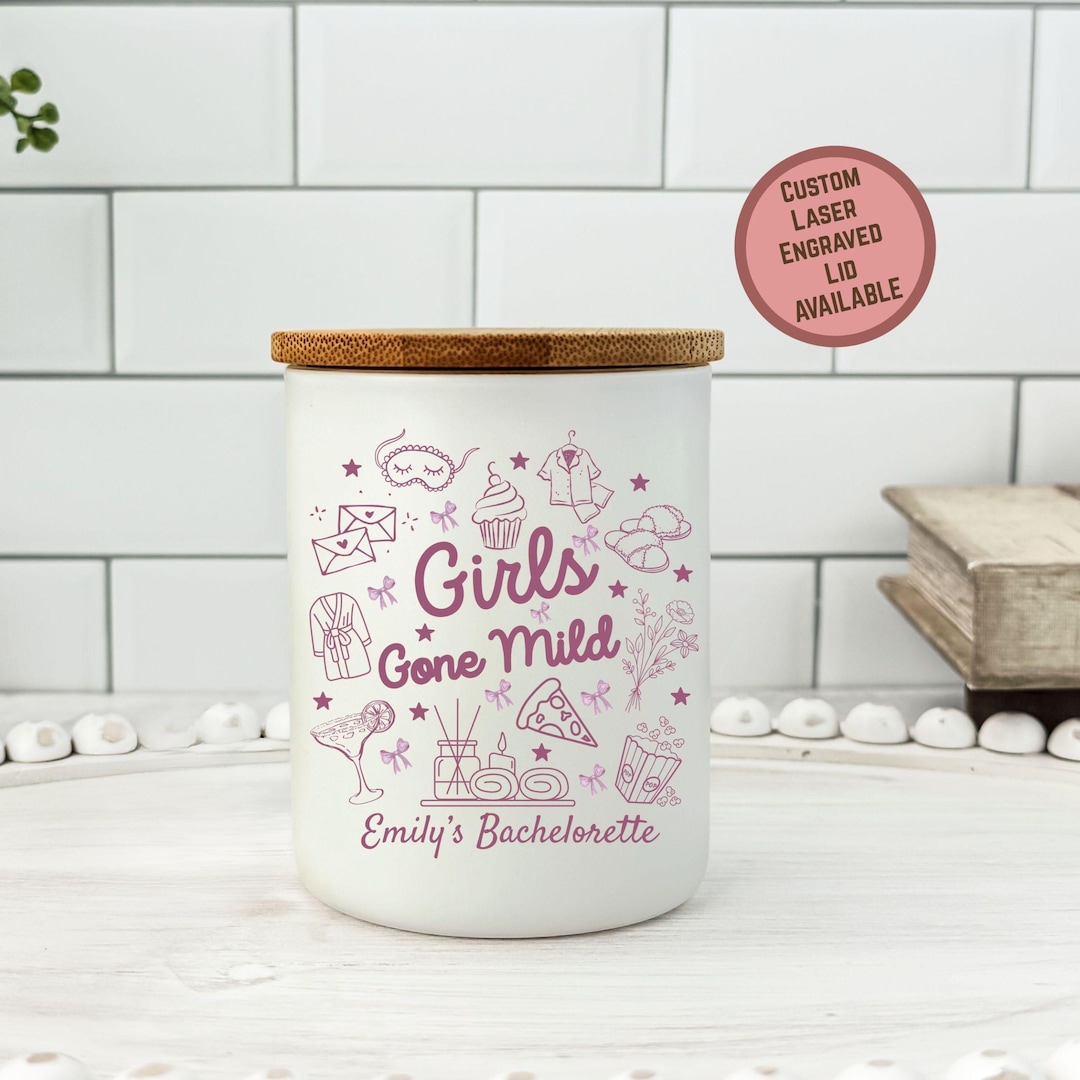 Custom Bach Party Candle, Girls Gone Mild, Bridal Party Box, Custom ...