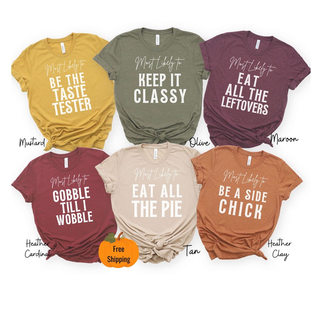 Funny Thanksgiving Shirts, Family Thanksgiving Shirt, Matching ...