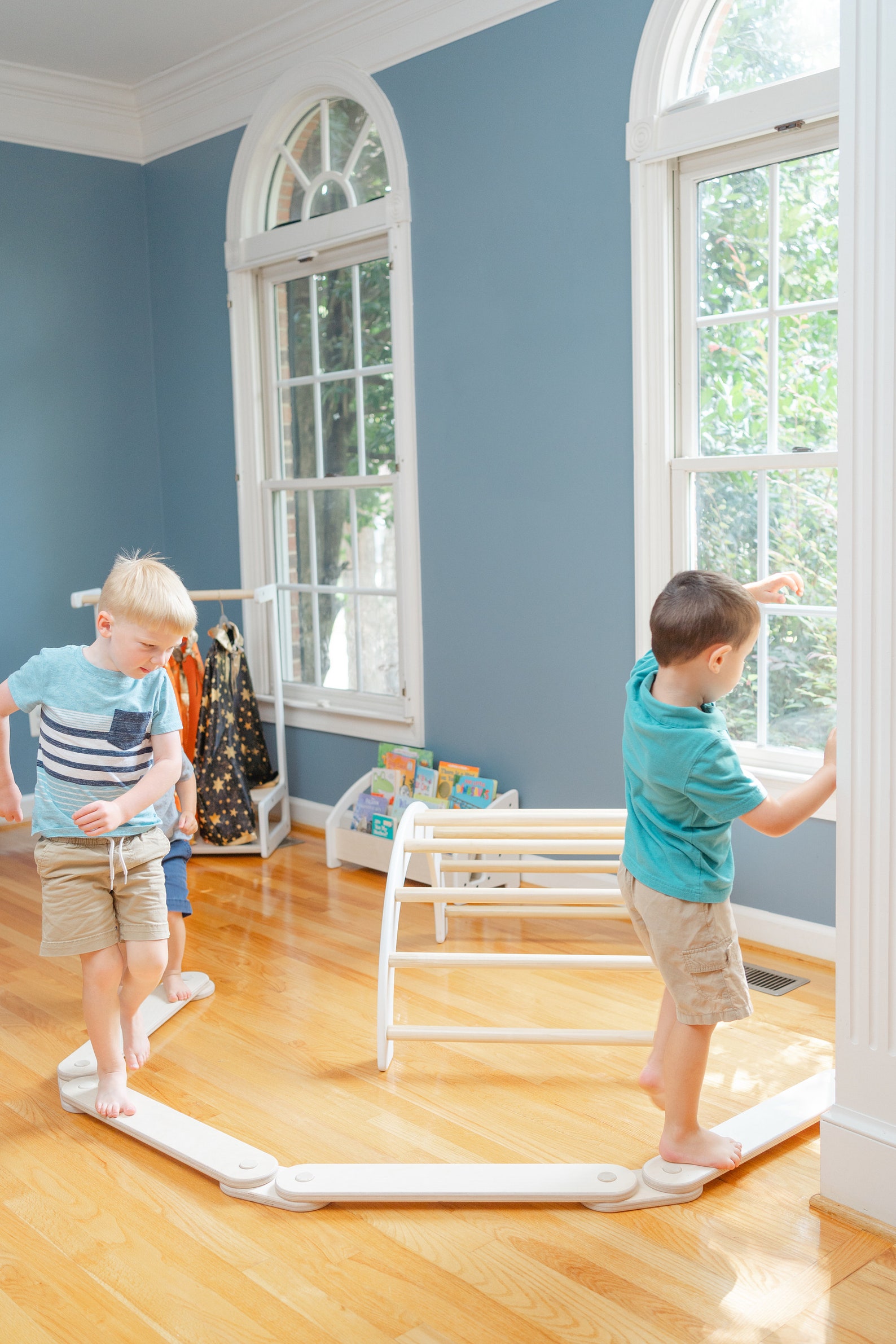 Wooden Balance Beam Montessori-inspired Modern and Modular Design ...