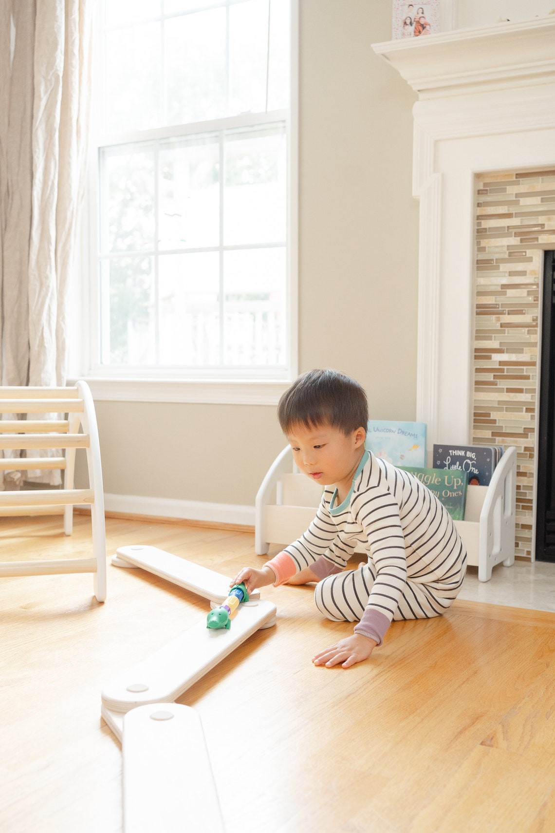 Wooden Balance Beam Montessori-inspired Modern and Modular Design ...