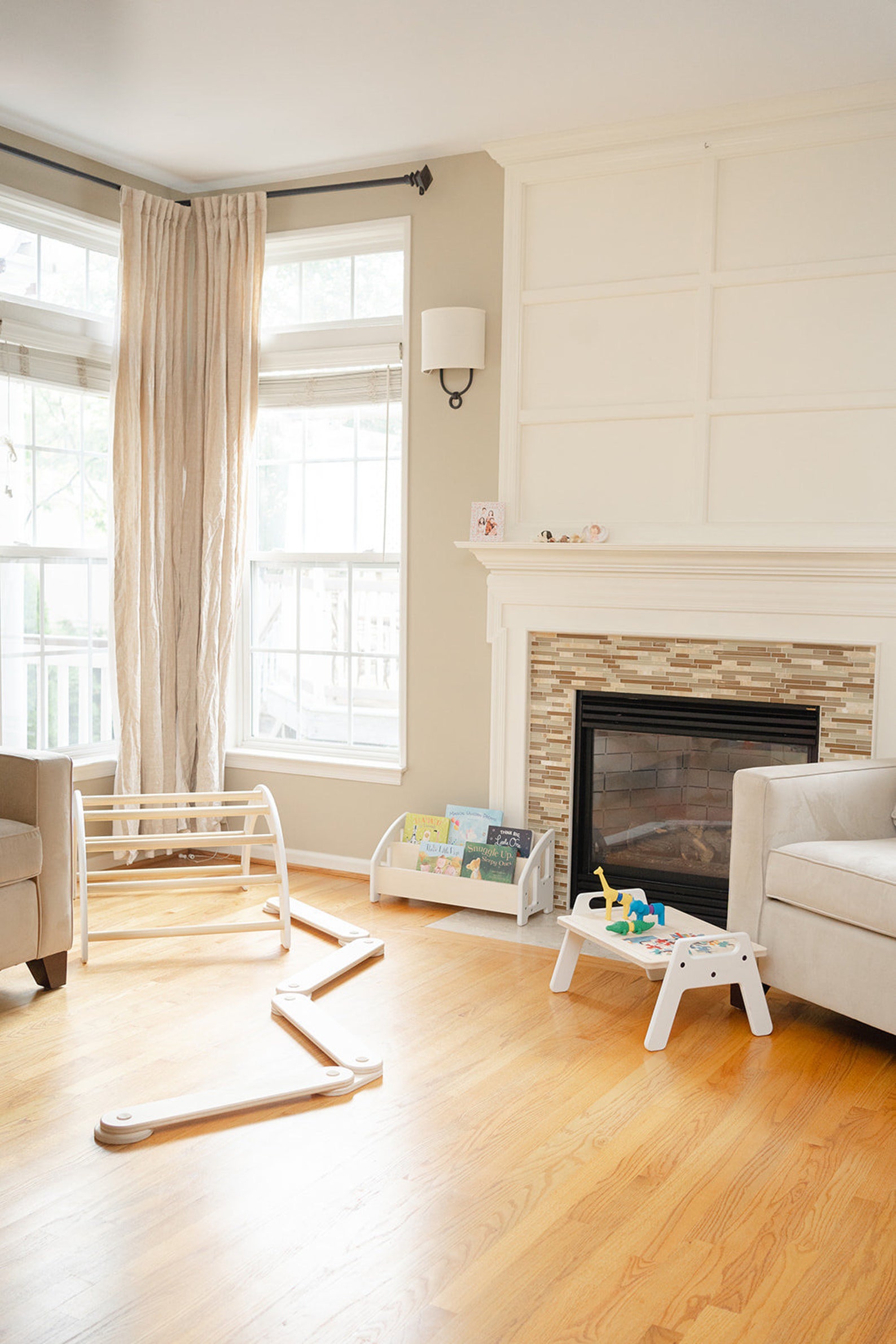 Wooden Balance Beam Montessori-inspired Modern and Modular Design ...