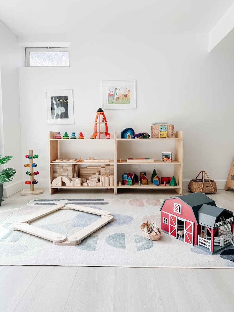 Child Balance Beam Montessori Inspired Wooden Balance Beam Set Toddler ...