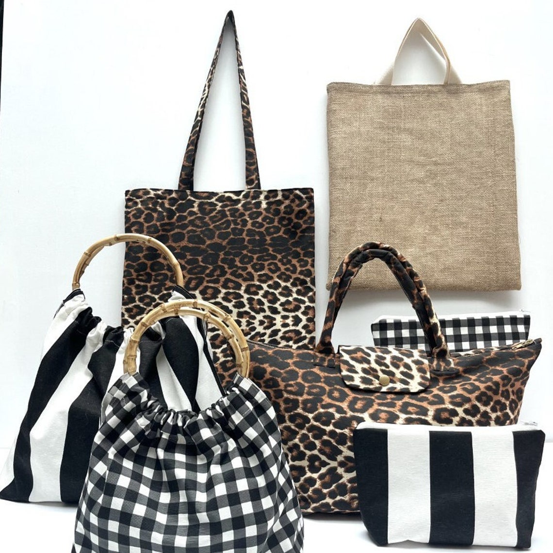 Bamboo Handle Tote Bag PDF Pattern Tutorial Instant Download - Etsy