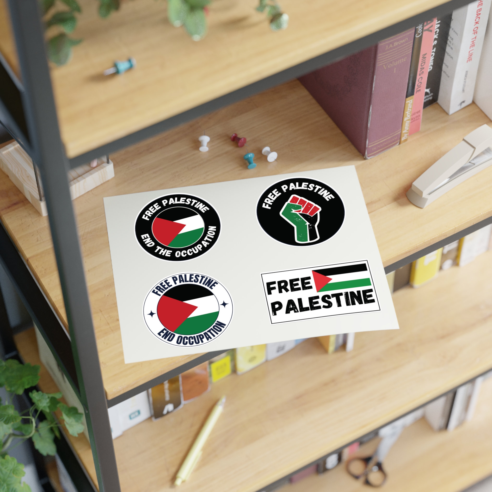Palestine Sticker Pack Free Palestine Flag Stop the Occupation Save Gaza Decals for Laptop Water ...