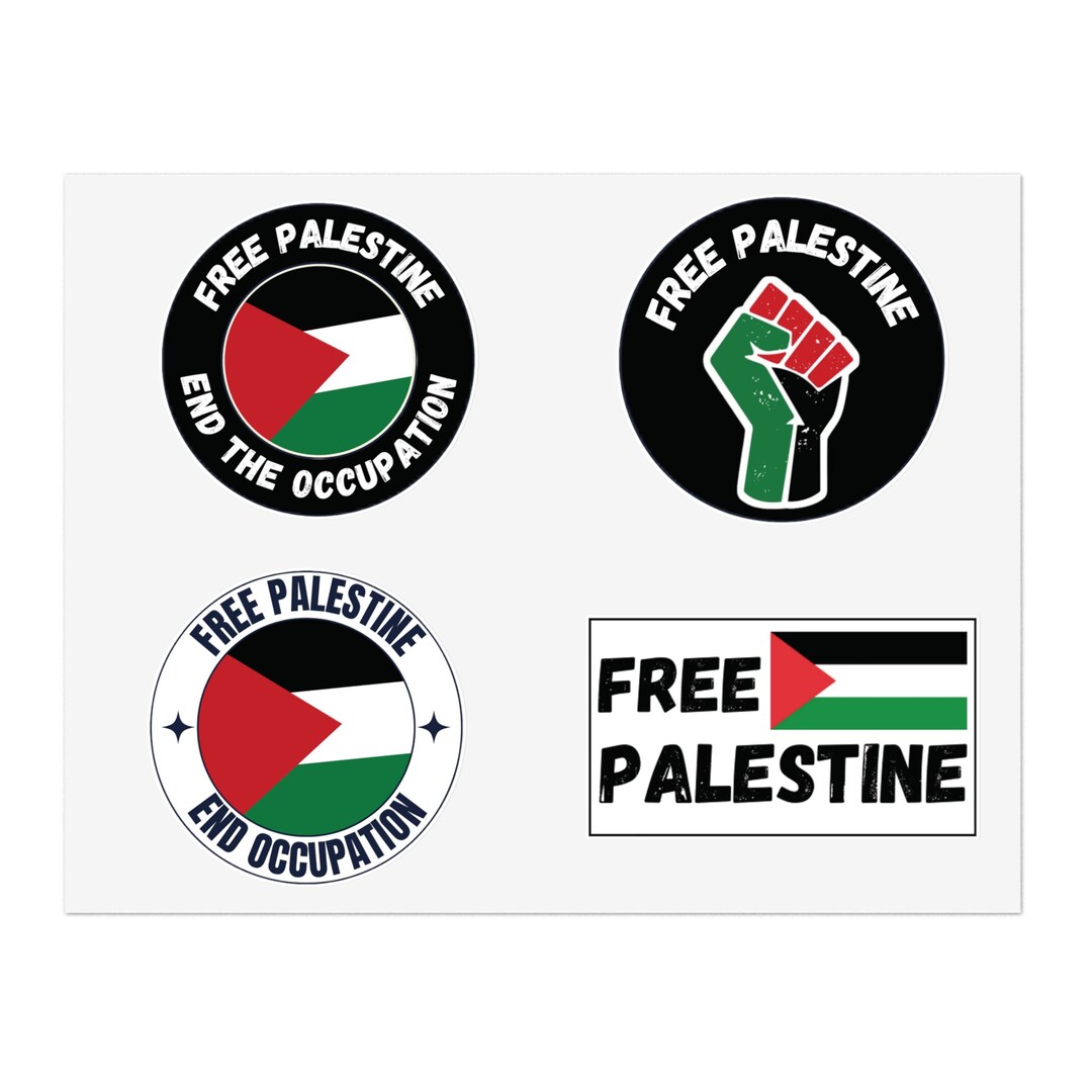 Palestine Sticker Pack Free Palestine Flag Stop the Occupation Save ...