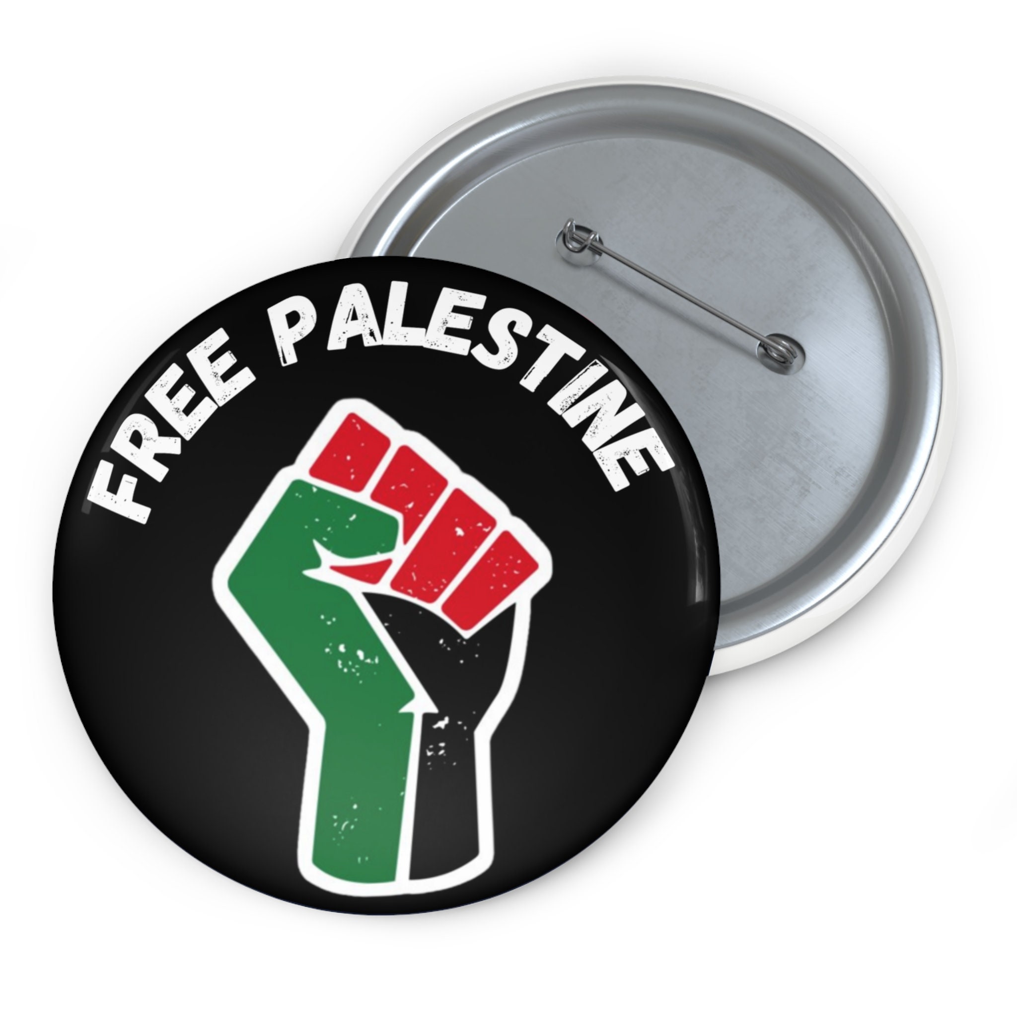 Free Palestine Pin Button Stop Occupation of Gaza Flag Pin Fist - Etsy
