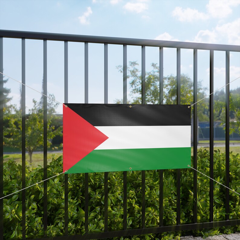 Palestine Banner Wall Art - Etsy