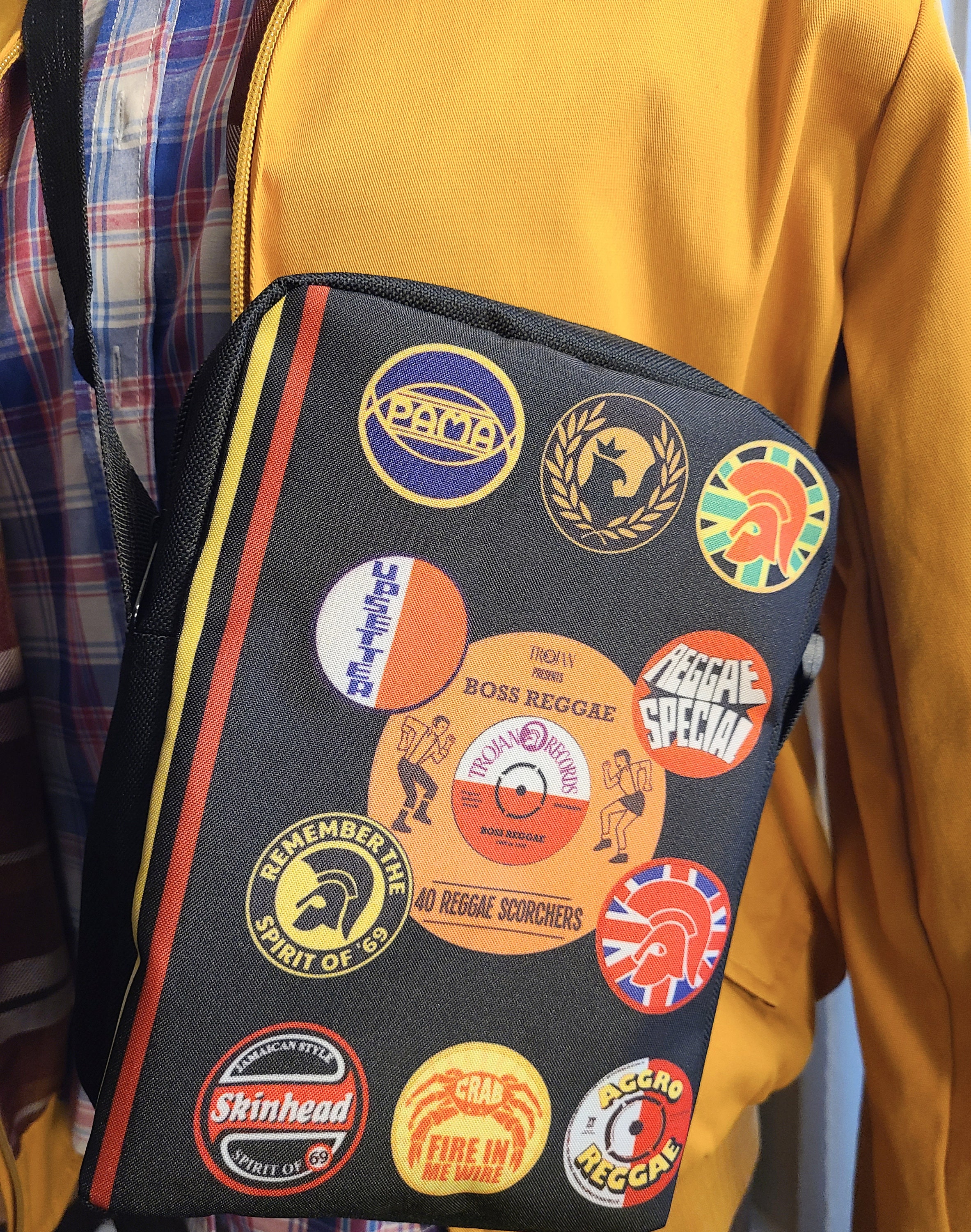 Trojan Reggae Vinyl Record Bag, Scooter Shoulder Bag, Northern Soul Bag ...