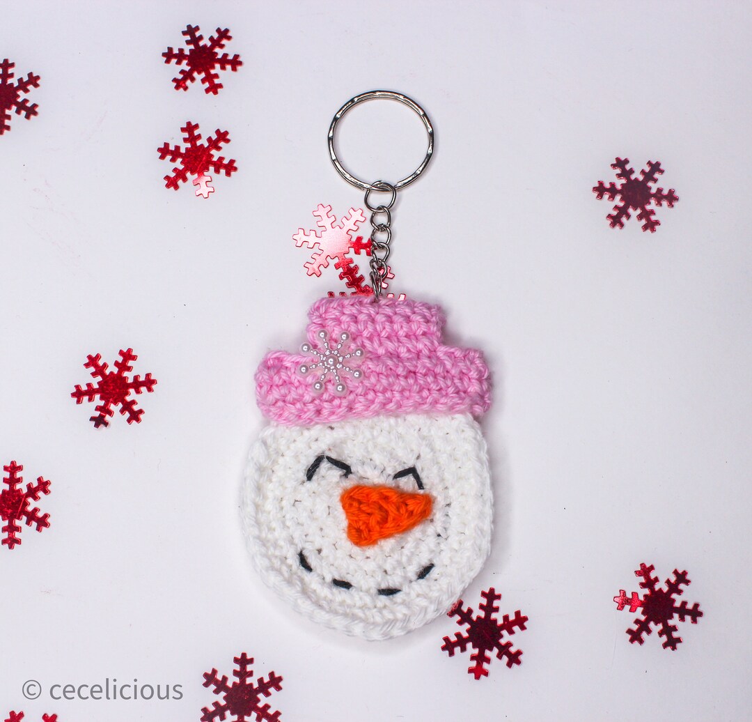 Handmade Crochet Snowman Bookmark - XMAS Collection - Etsy