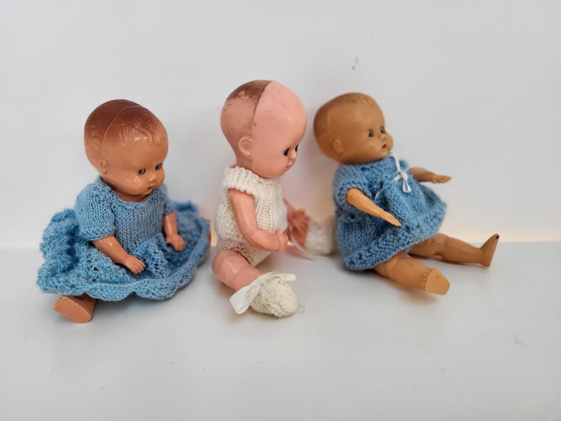 Vintage Plastic Dolls. Small 1950's Dolls. Collectable Dolls. - Etsy