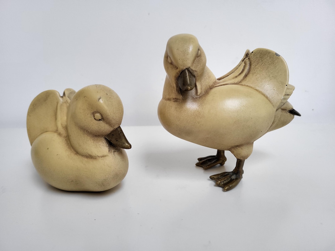 Malevolti Ducks Figurines. Vintage Ducks Figurines. Italian. Elli ...