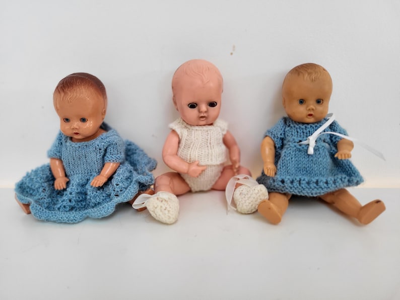 Vintage Plastic Dolls. Small 1950's Dolls. Collectable Dolls. - Etsy