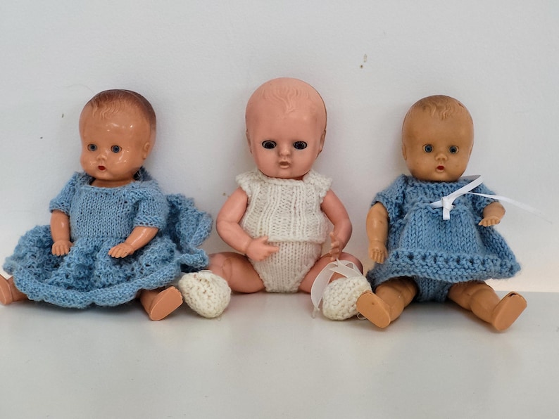 Vintage Plastic Dolls. Small 1950's Dolls. Collectable Dolls. - Etsy