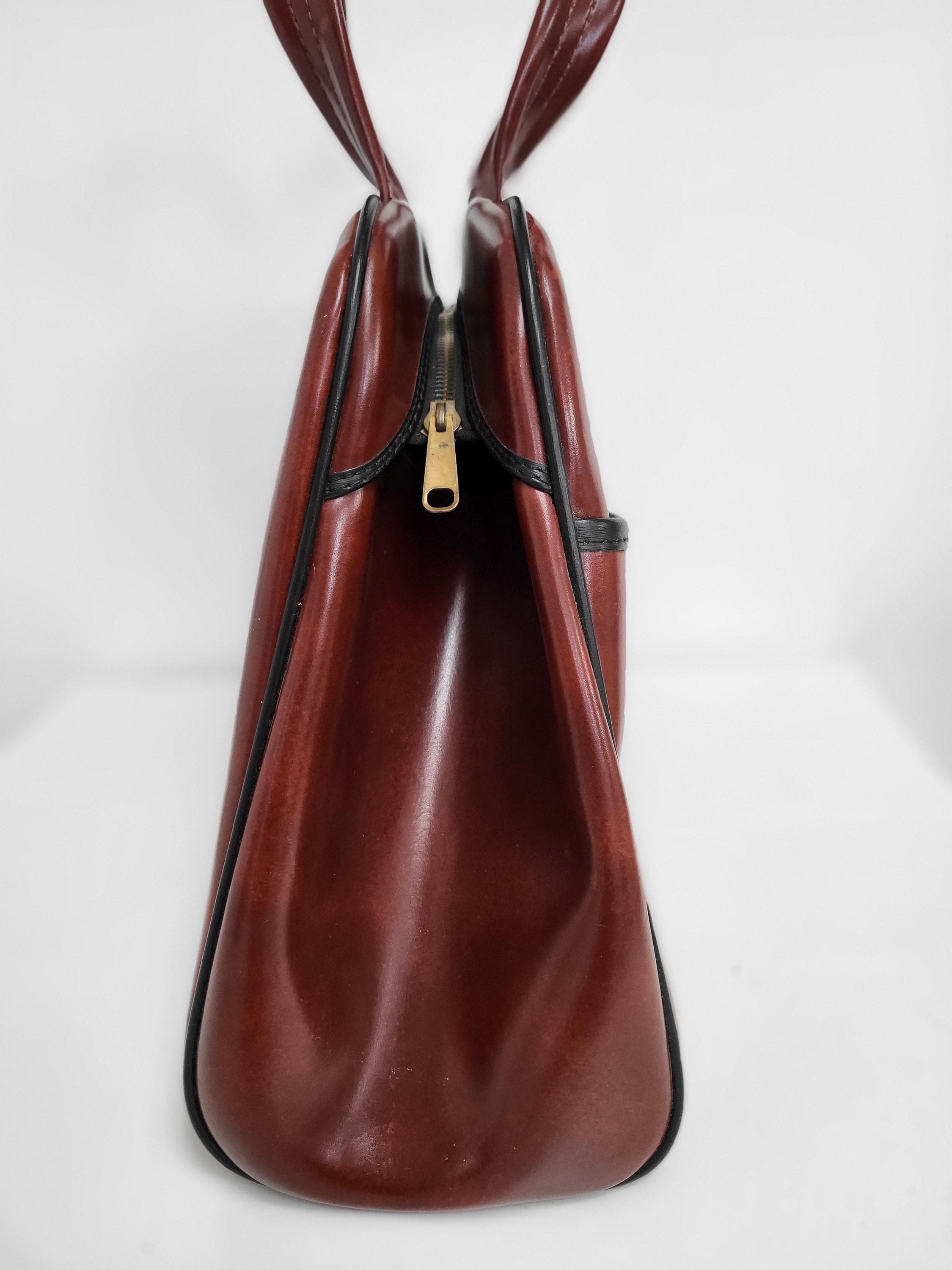 Vintage,retro Handbag. Large Vinyl Vintage Handbag. St Michael Vintage ...