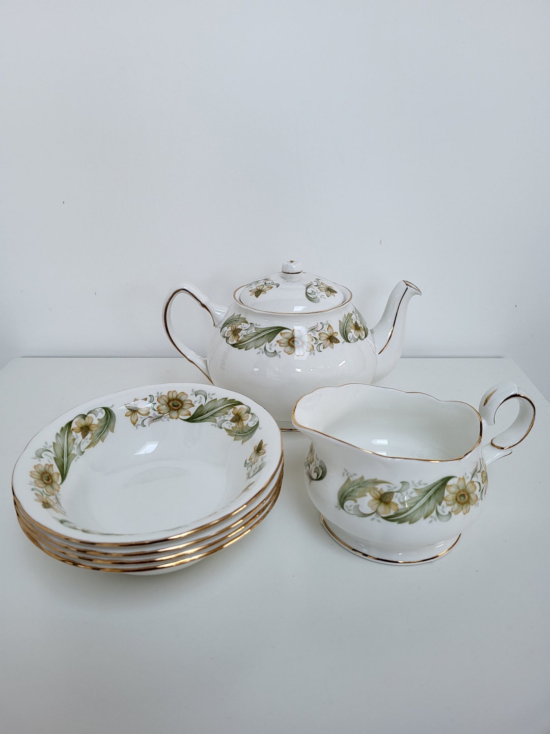 DUCHESS Fine Bone China Set. - Etsy
