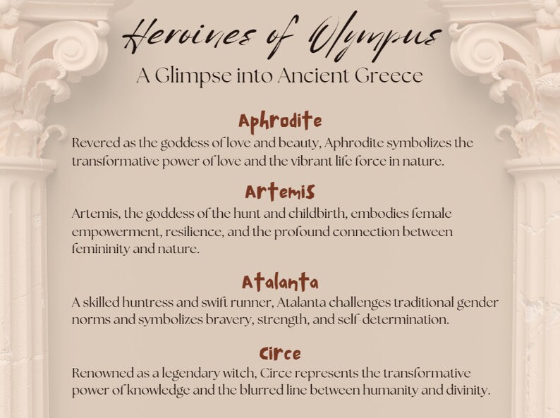 Greek Goddesses Bookmark Set | Mythology Art Prints (digital Download ...