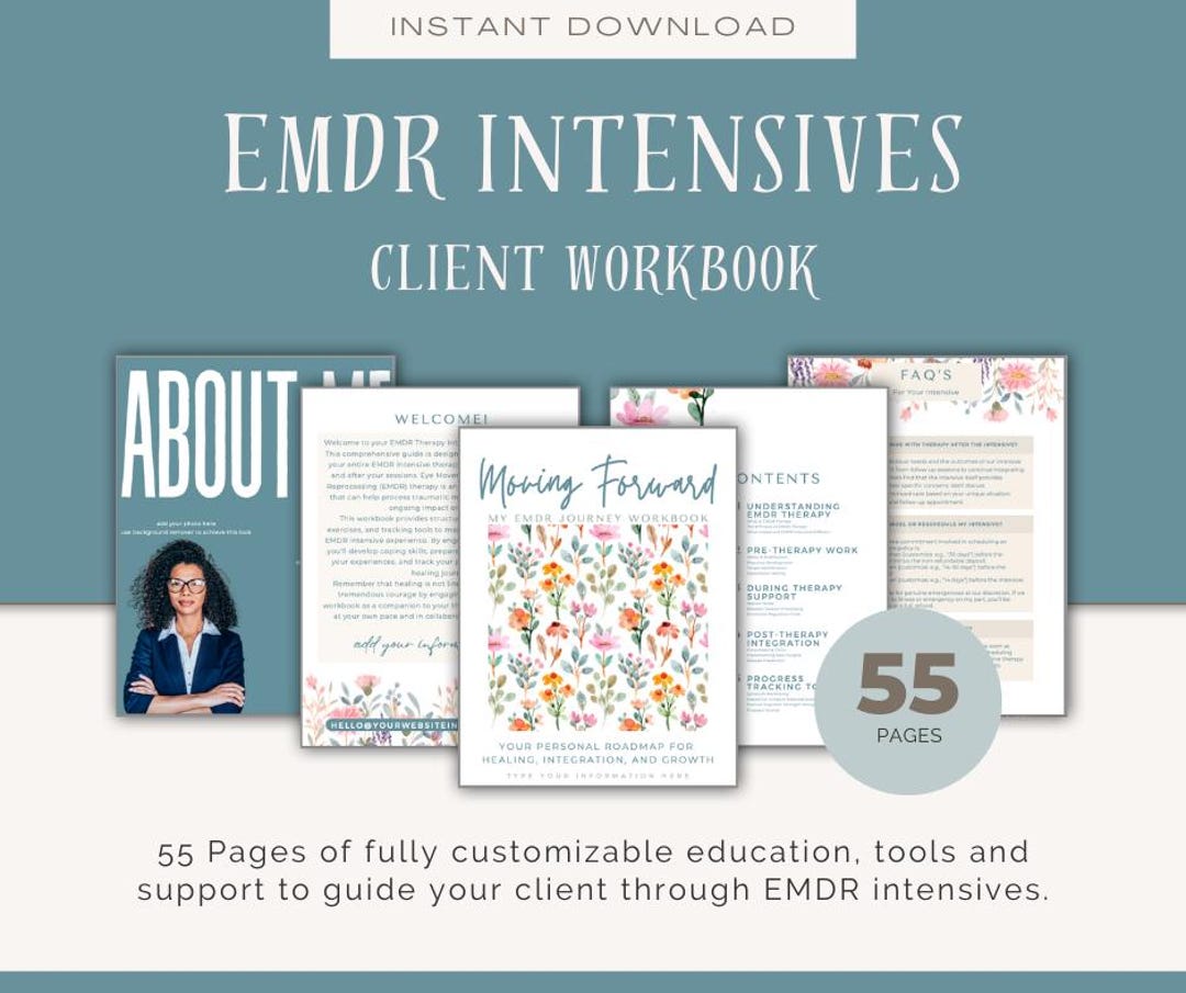 Customizable EMDR Intensive | Printable Workbook | Editable PDF ...