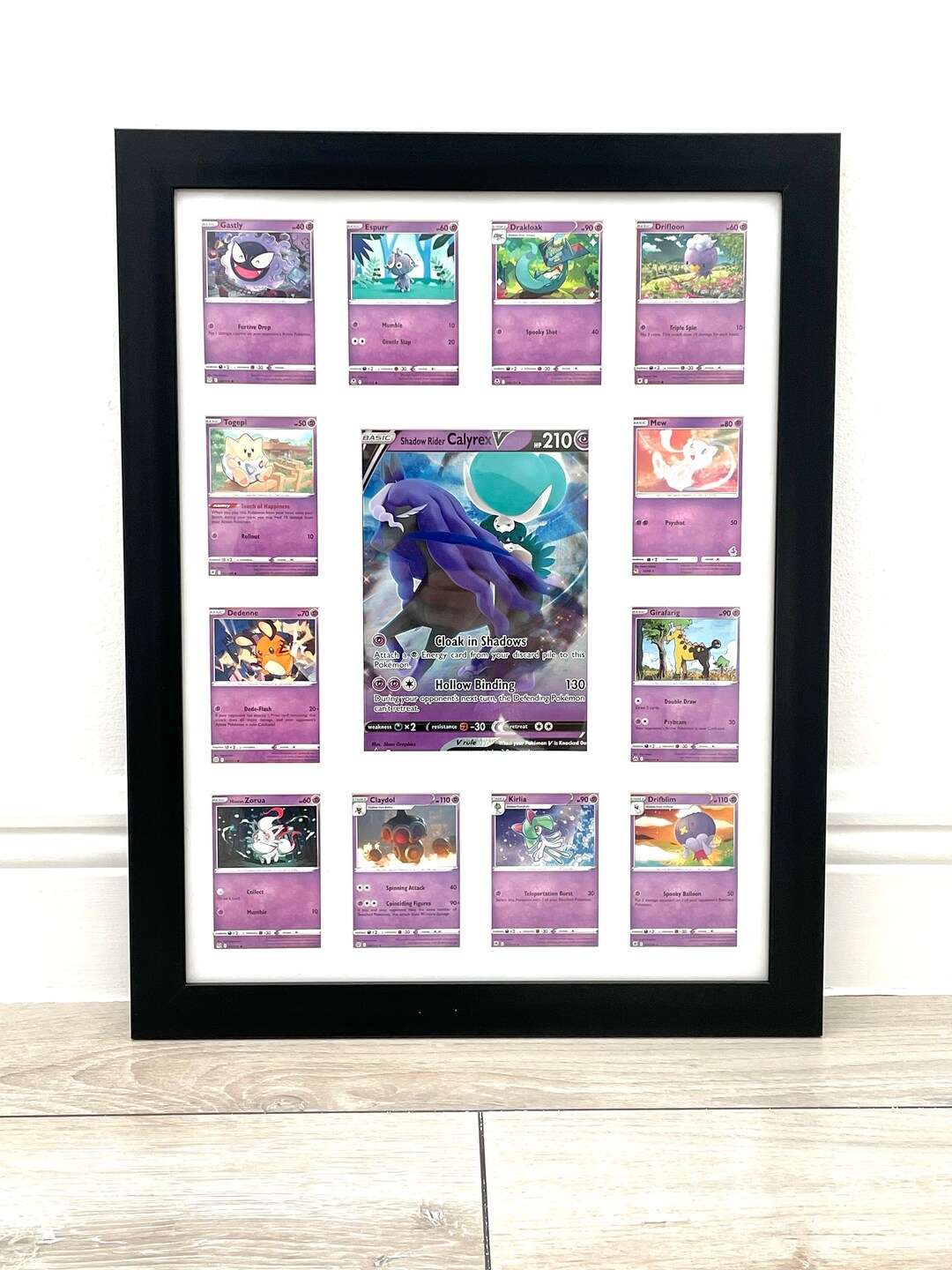 Pokemon Card Frame cards Included - Etsy
