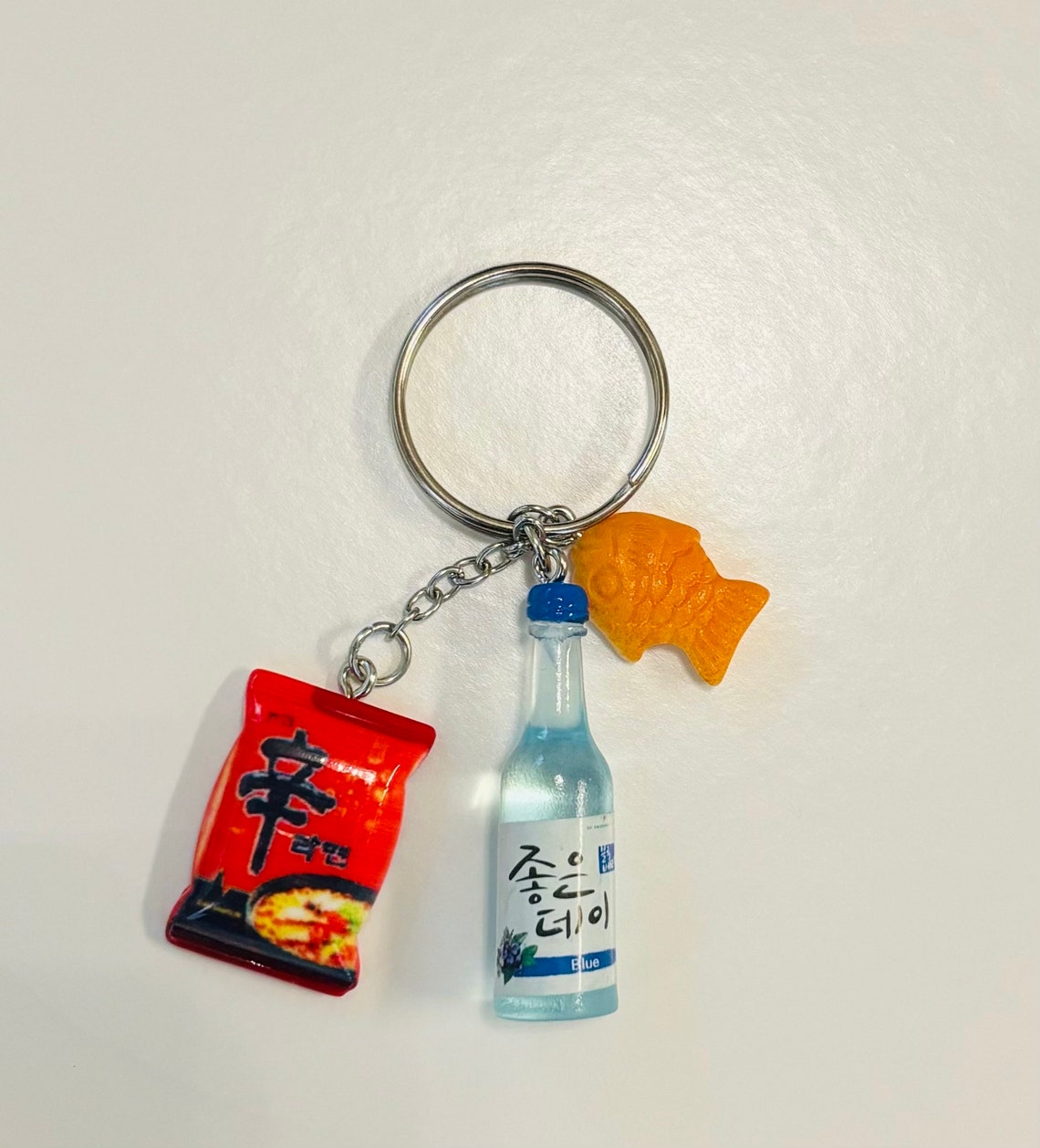 Korean Snacks Keychain - Etsy