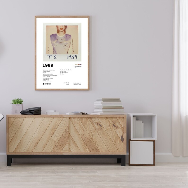 1989 Taylor Swift Digital Album Poster - Etsy
