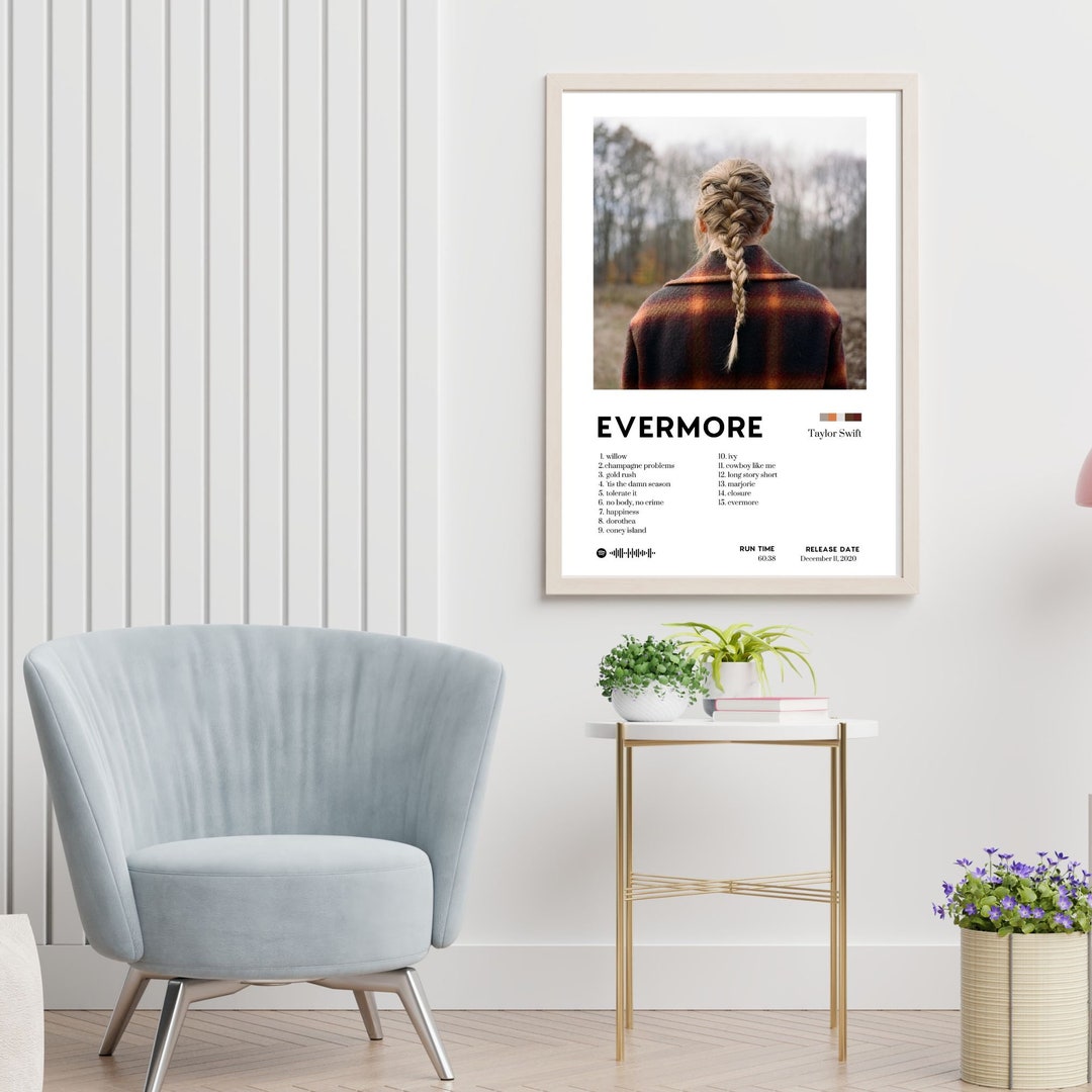Evermore Taylor Swift Digital Album Poster - Etsy
