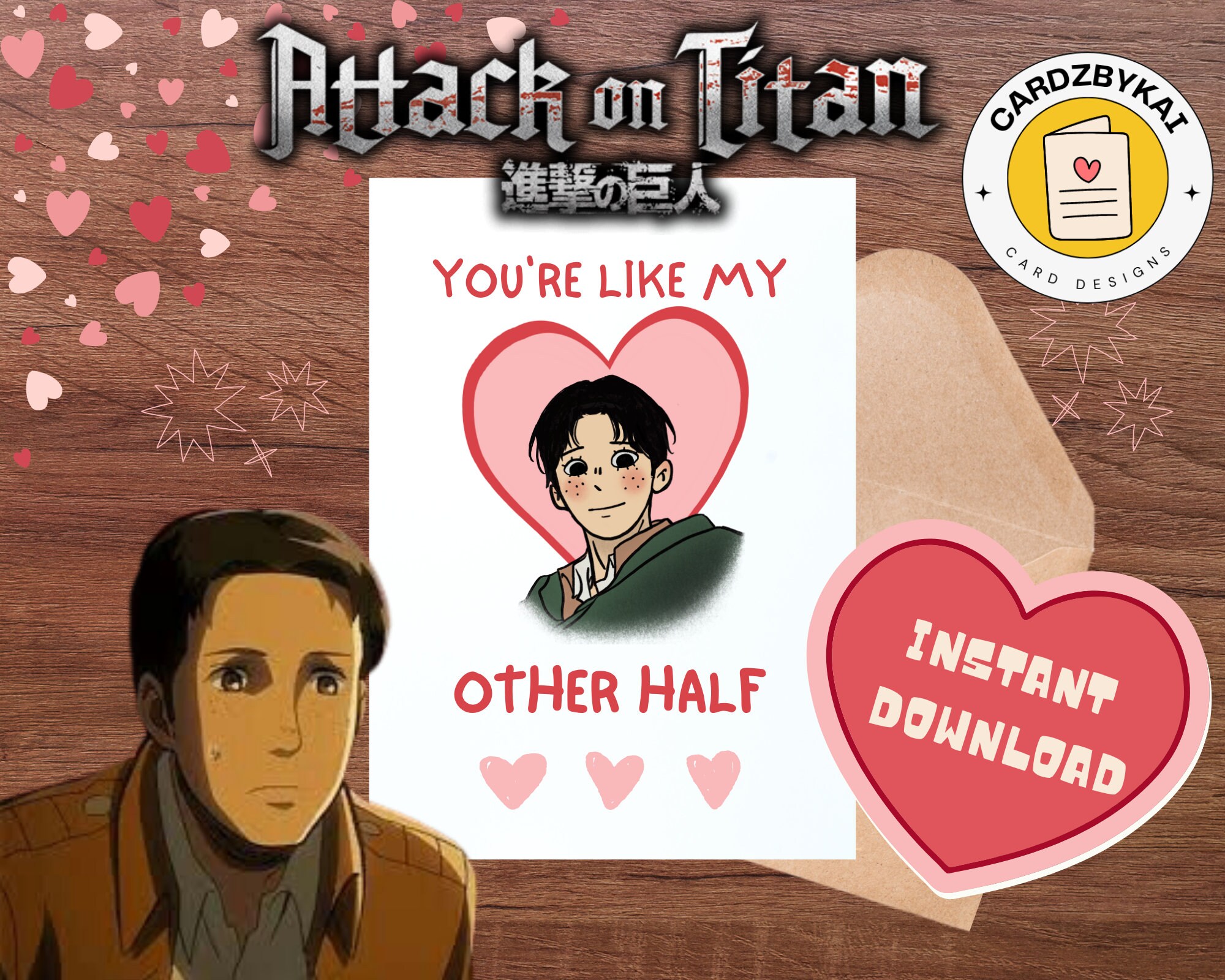 Attack On Titan Birthday Card