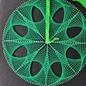 Vintage String Art, 1970s Sting Art, Penny Farthing String Art, Neon ...