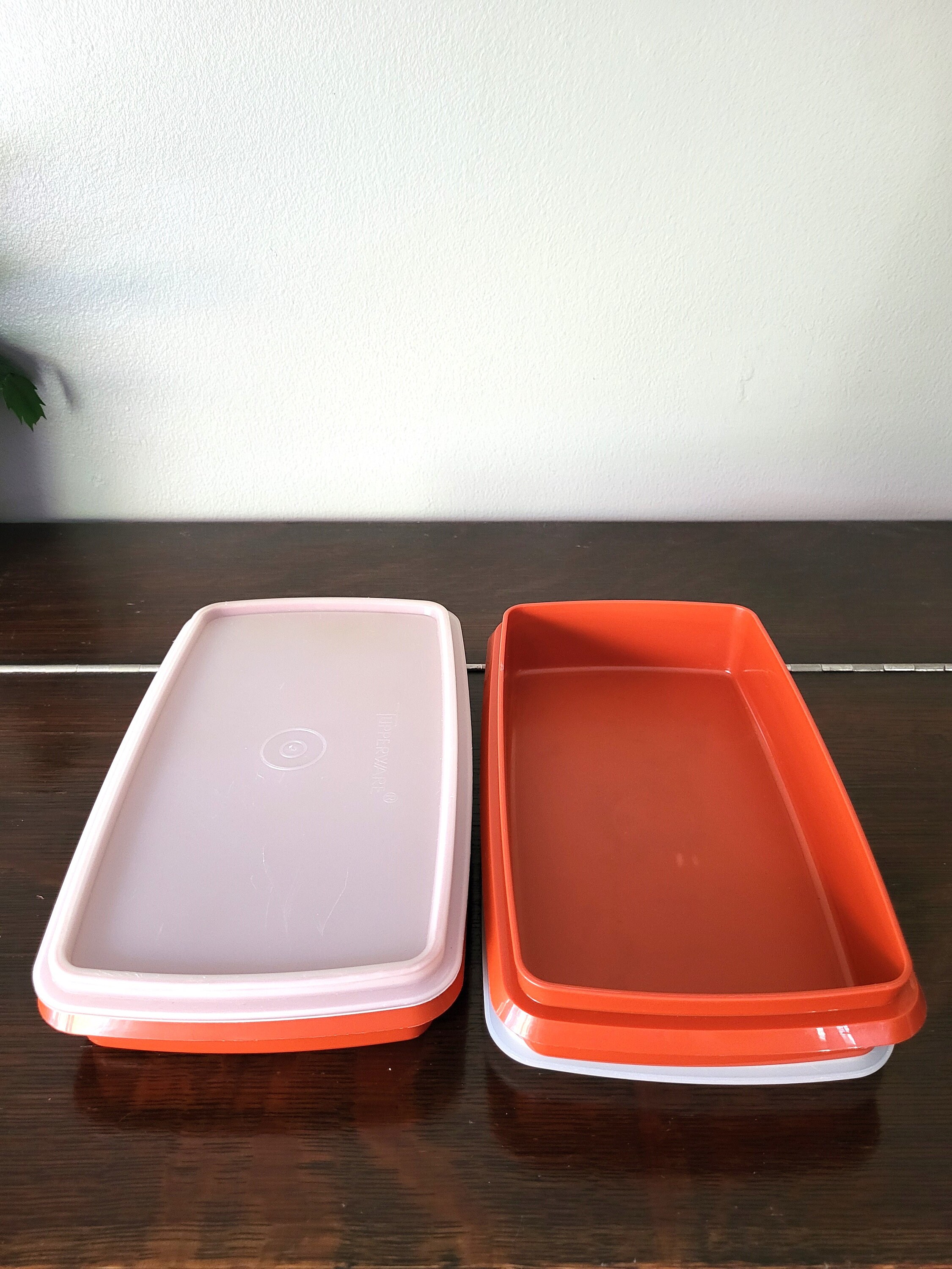 Vintage Tupperware Kitchen Storage Containers, Tupperware 816 Rectangle ...