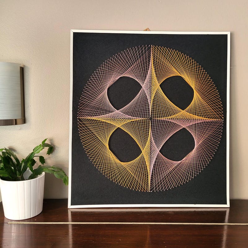 Vintage String Art - Etsy