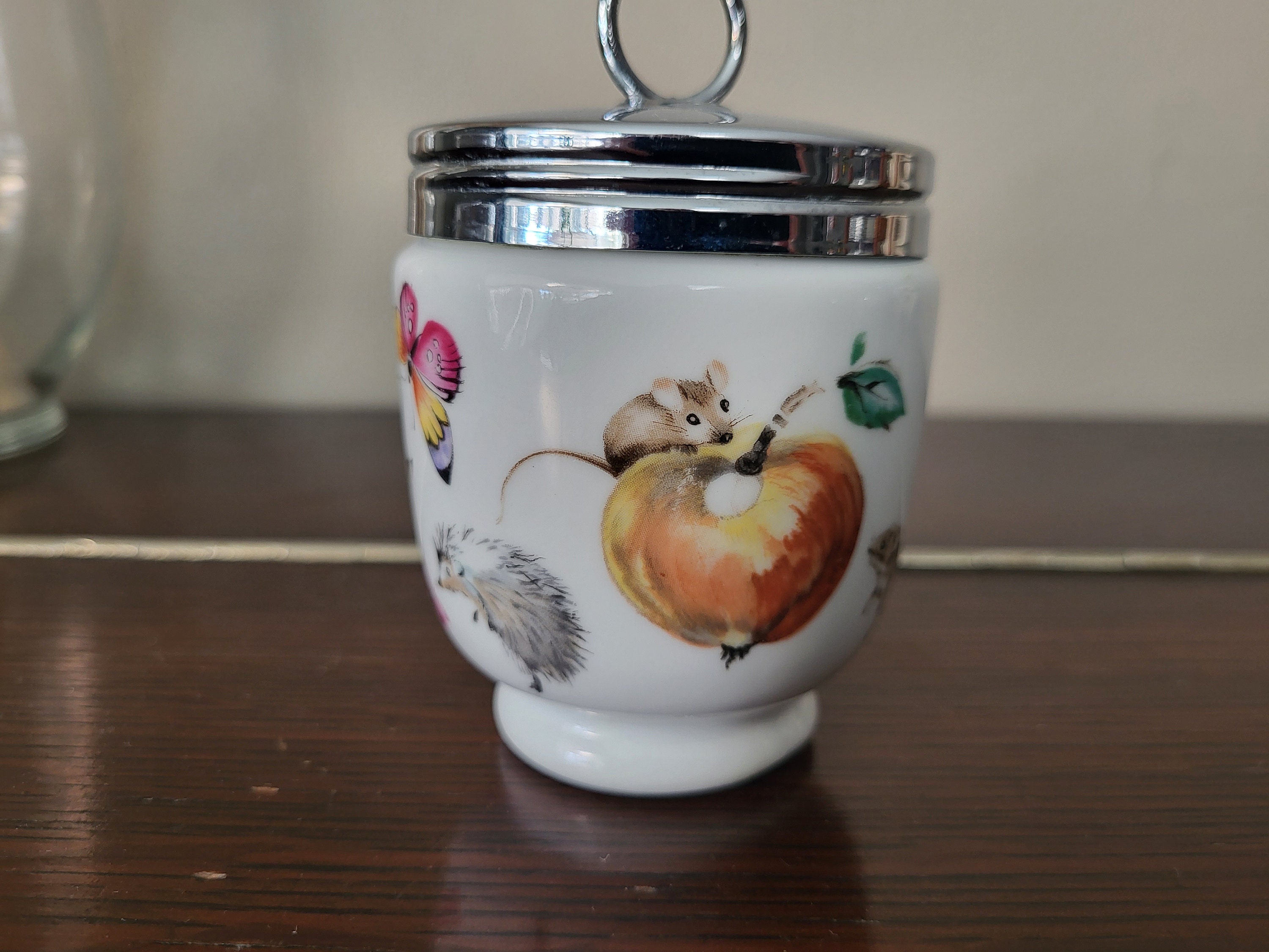 Egg Coddlers by Royal Worchester, Porcelain, Made in England, Double ...