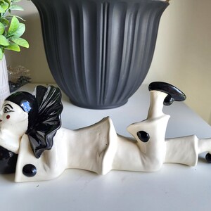 Vintage Pierrot Figures, Playful Mime Figurines, 70s Decor, 80s Decor ...