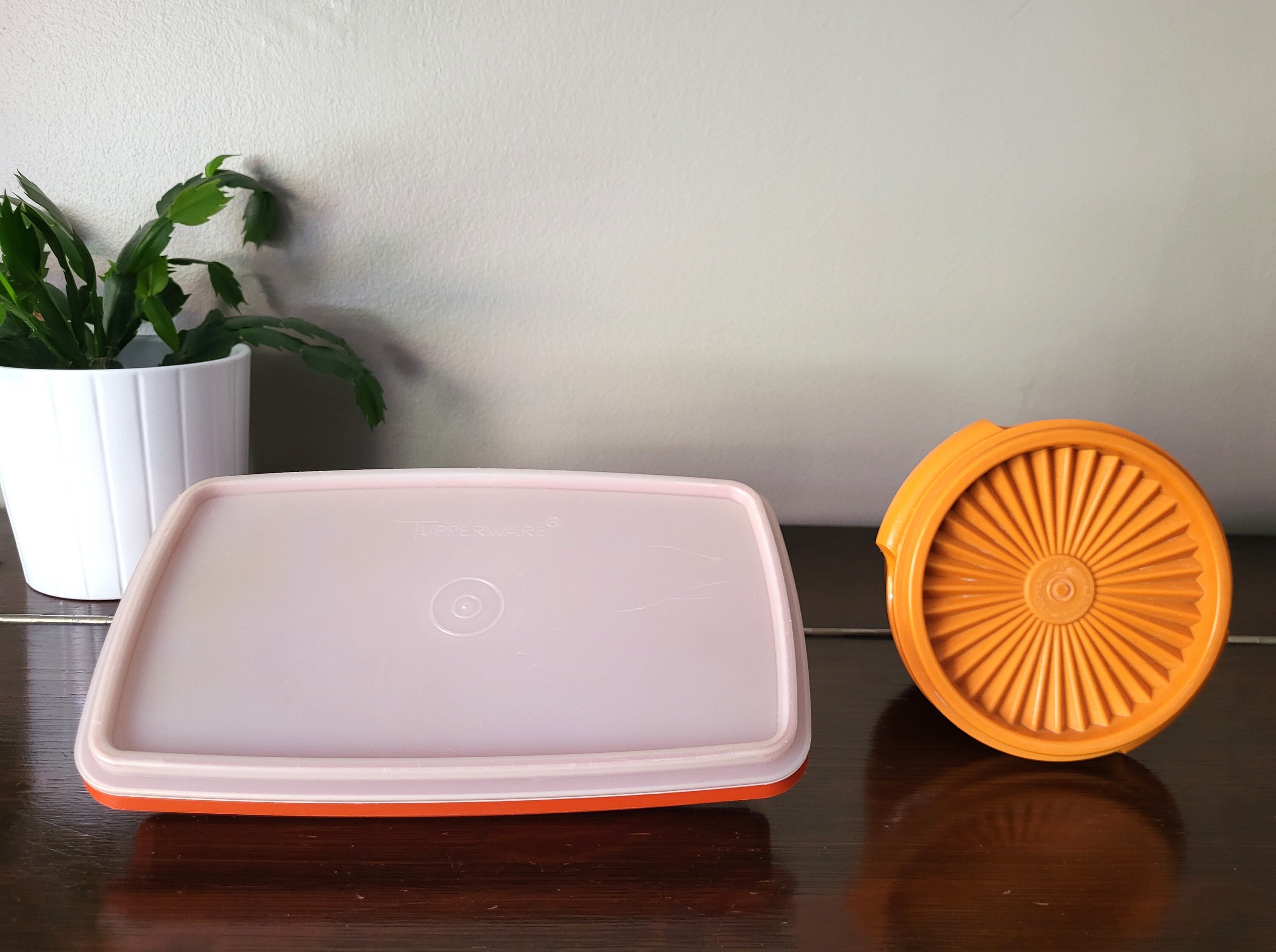 Vintage Tupperware Kitchen Storage Containers, Tupperware 816 Rectangle ...