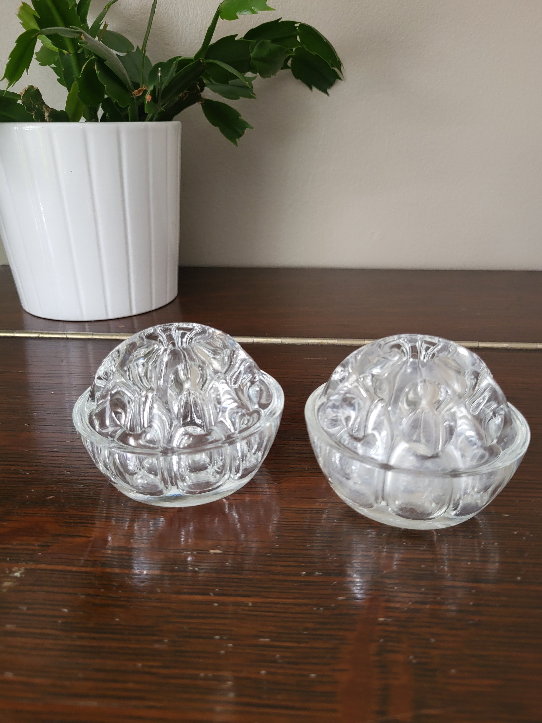 Vintage Glass Flower Frogs, Small Flower Frog, Large Flower Frog, Floral Arranging, Vintage ...