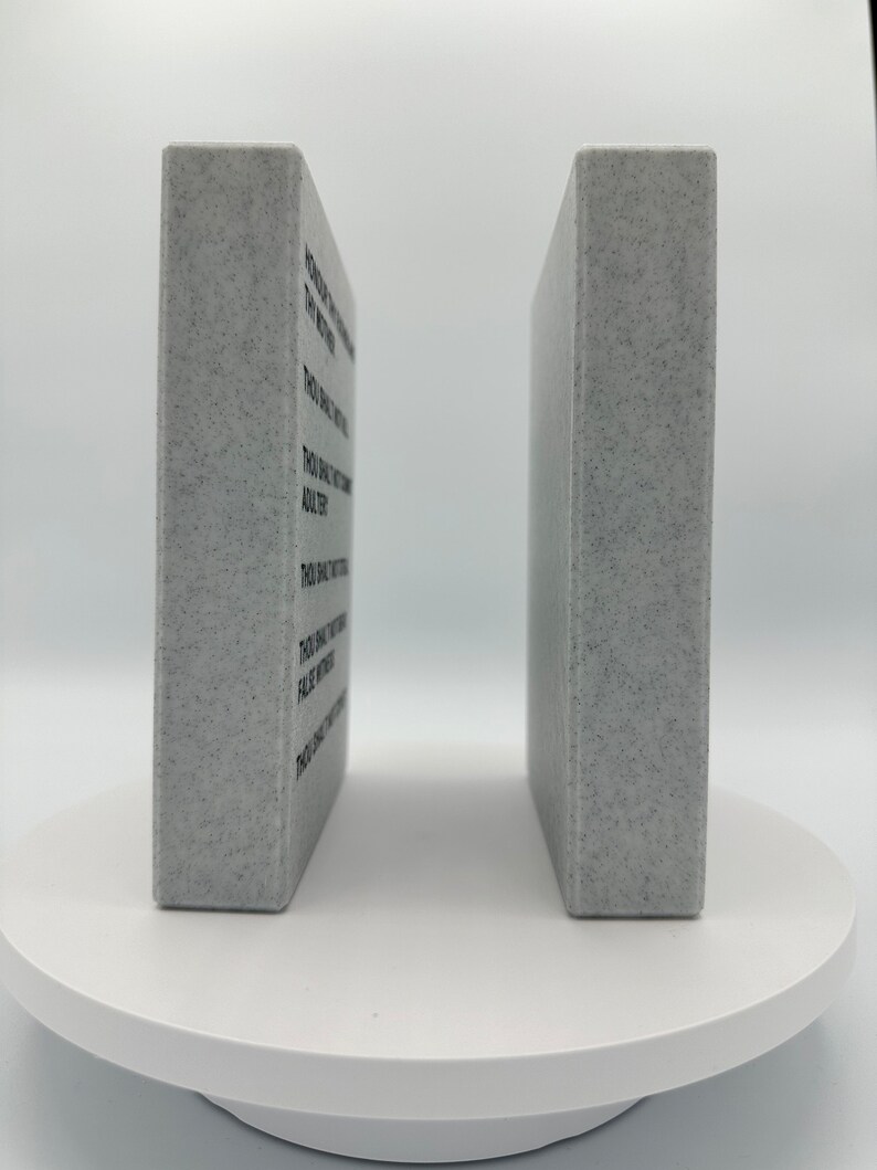 10 Commandments Tablets, Faith Desktop or Wall Decor, Christian and ...