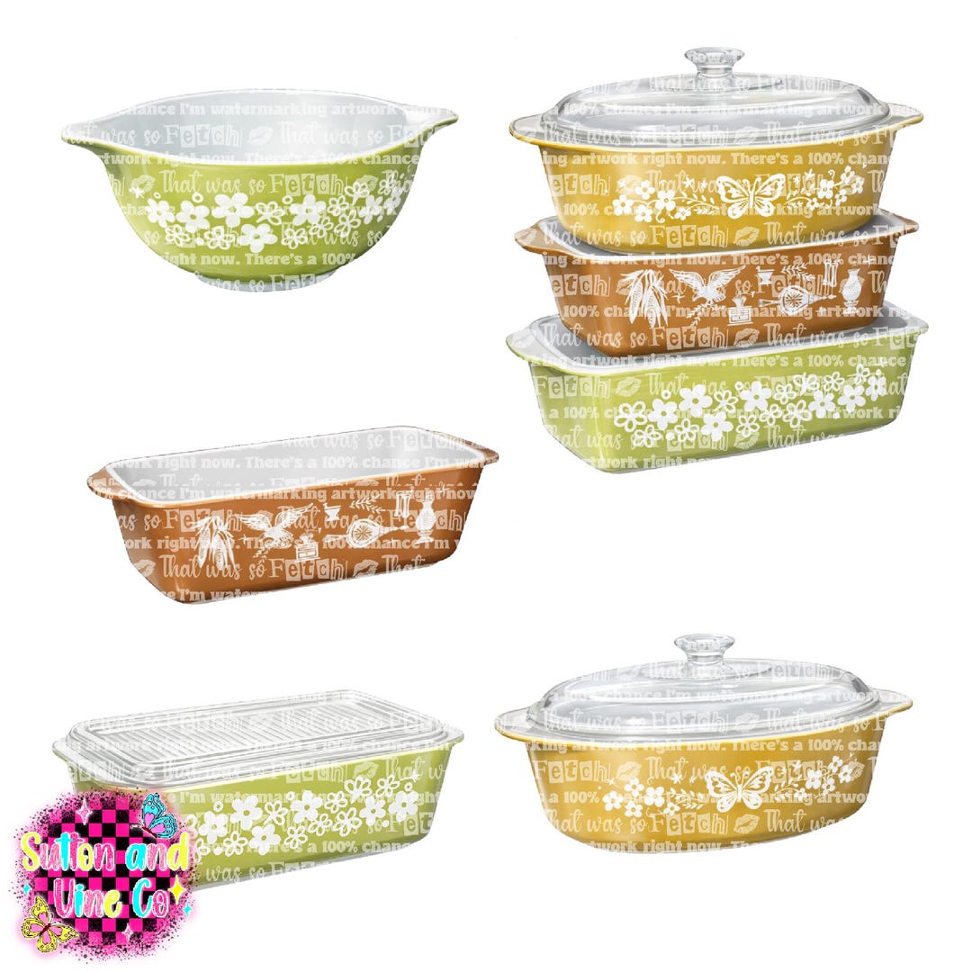 Vintage Pyrex Clip Art Bundle - Etsy