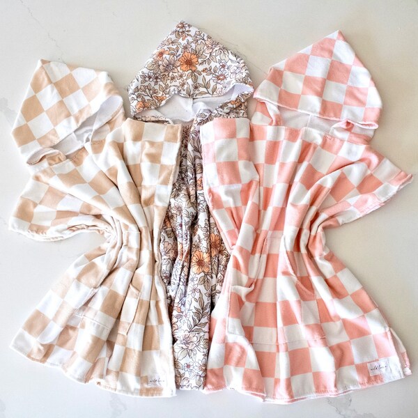 Hooded Poncho Towel - Etsy