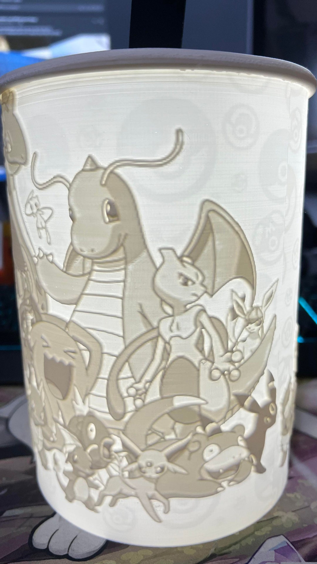 Pokémon 3D Printed Lamp Shade - Etsy
