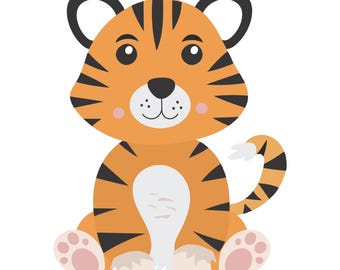 Tiger | Animal Digital Download - Etsy