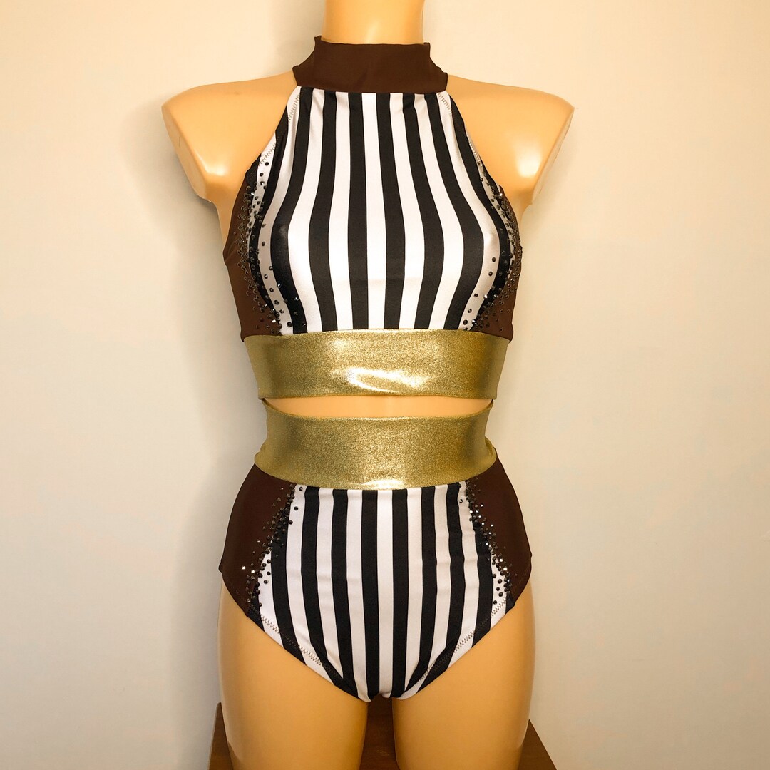 Steampunk Style Two Piece Costume Dance Aerial Pole Circus - Etsy
