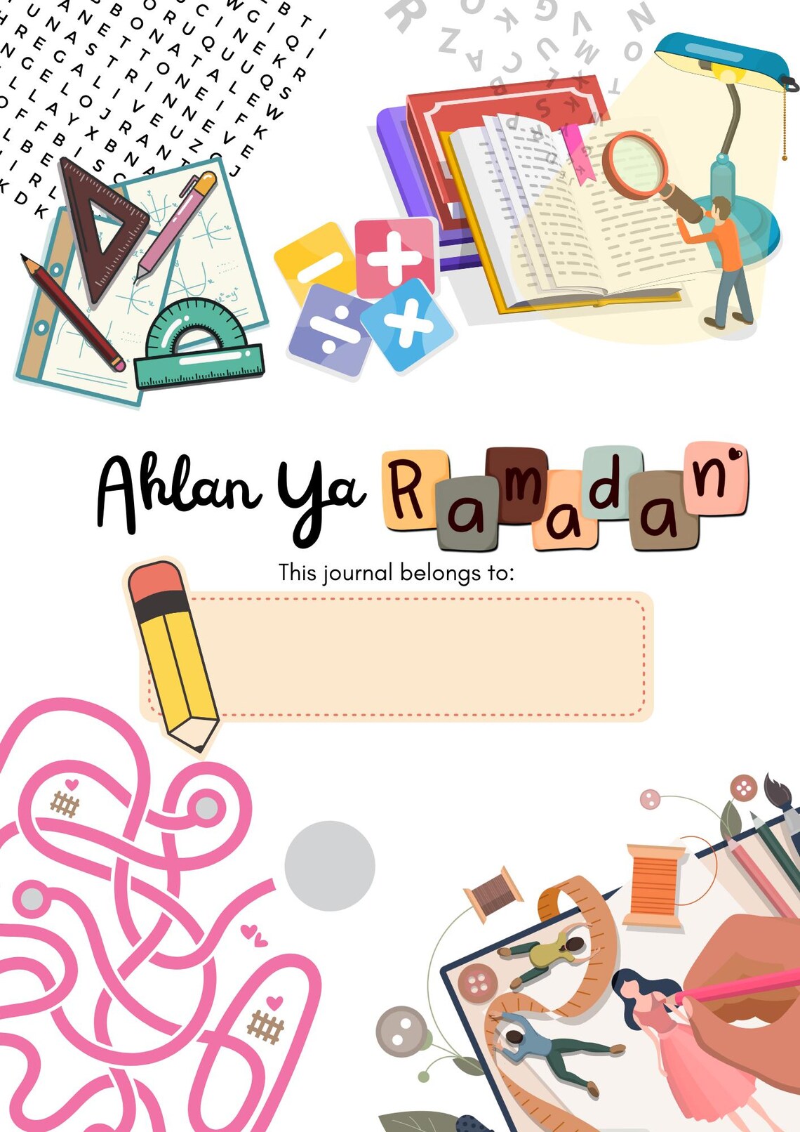 Ramadan Journal for Kids, Ramadan Activity Books for Kids - Etsy